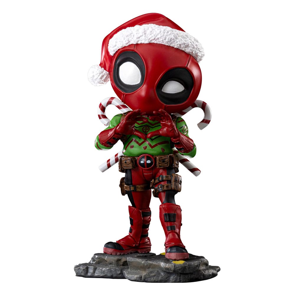 X-Men Mini Co. PVC Figure Deadpool Christmas Version 15 cm 618231954148 ...